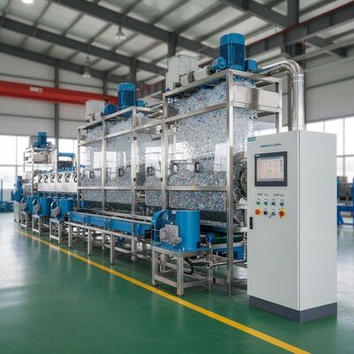 490kw PET Bottle Washing Line with PLC Control